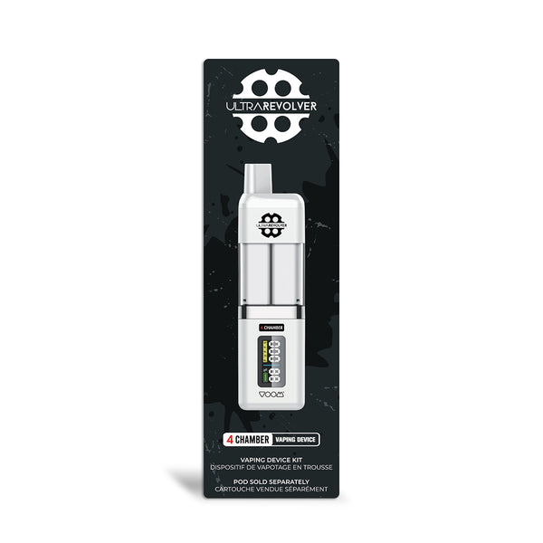 White Ultra Revolver Device - Single Device - Ultra E-Liquid